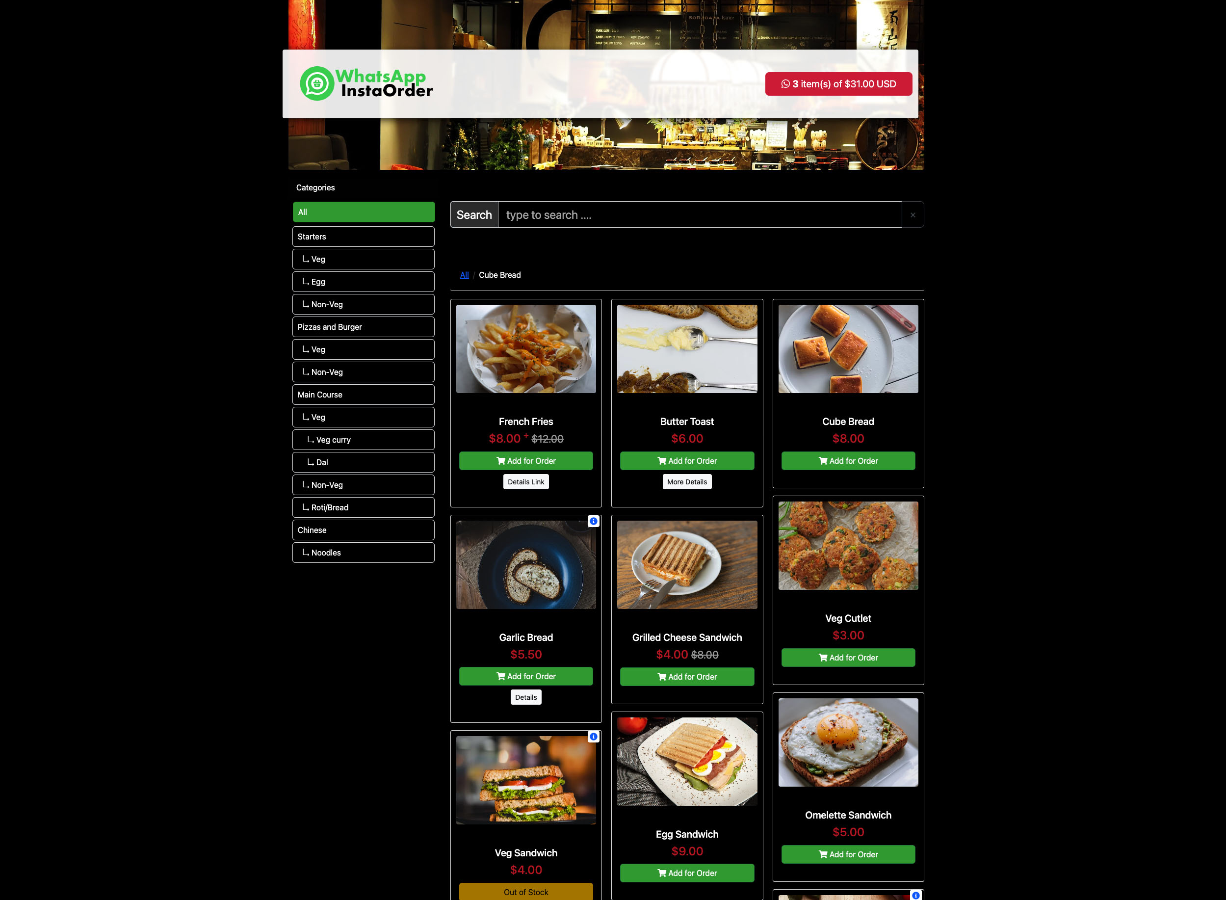 WhatsApp InstaOrder - ContactLess WhatsApp Ordering | Restaurant Menu ...