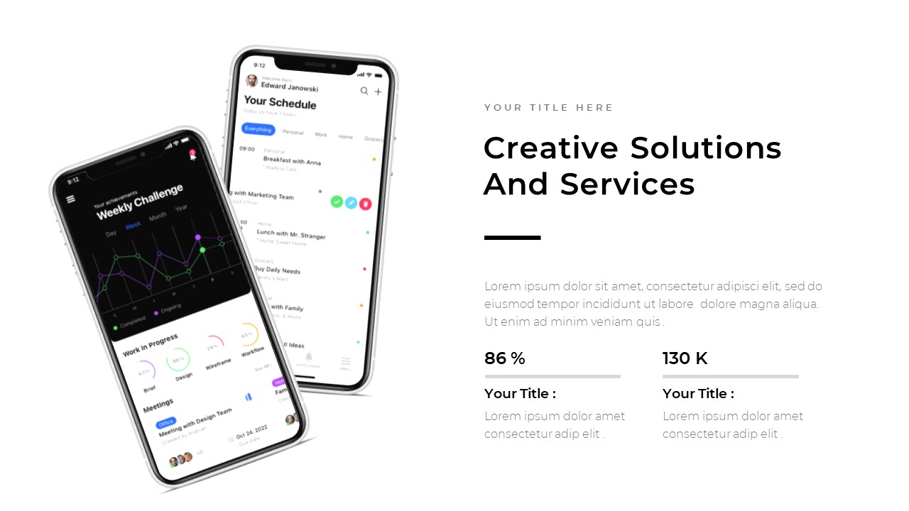 Mobile Apps Powerpoint Template 2023, Presentation Templates | GraphicRiver