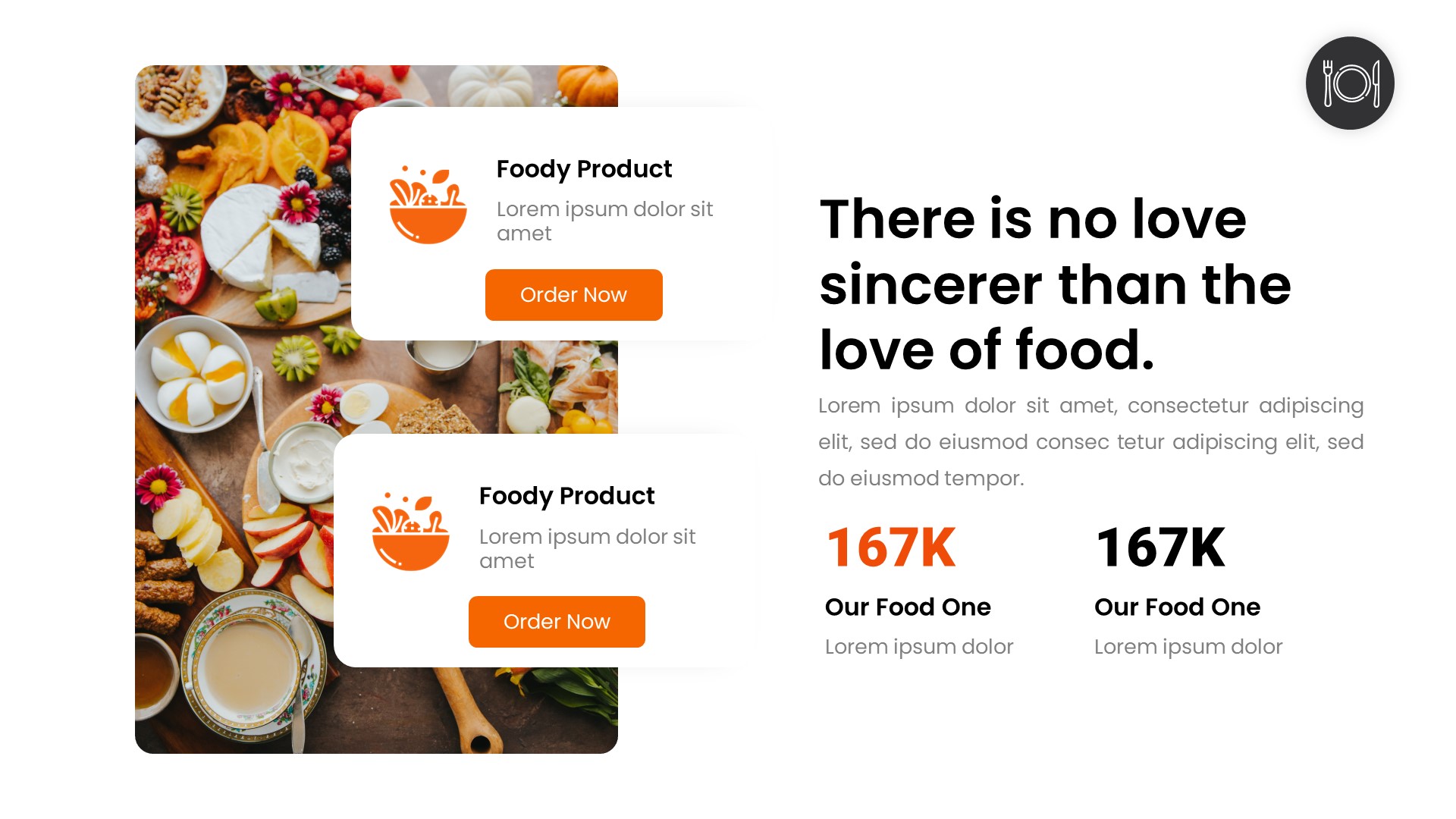 Foody - Food Google Slides Template, Presentation Templates | GraphicRiver