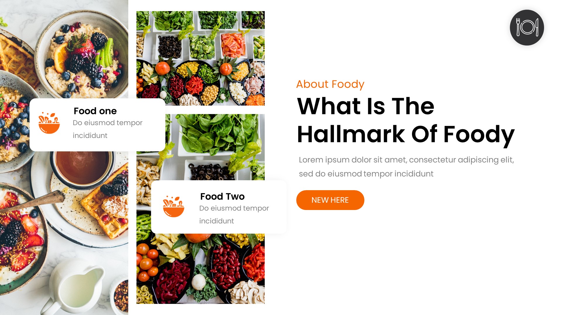 Foody - Food Google Slides Template, Presentation Templates | GraphicRiver