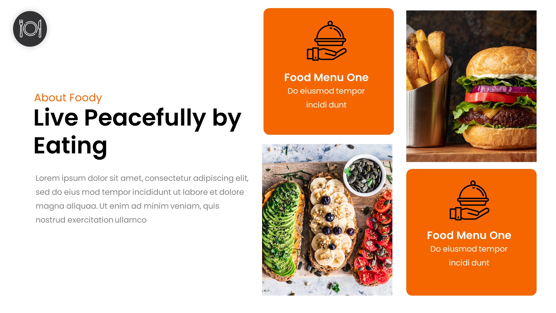 Foody - Food Google Slides Template, Presentation Templates | GraphicRiver