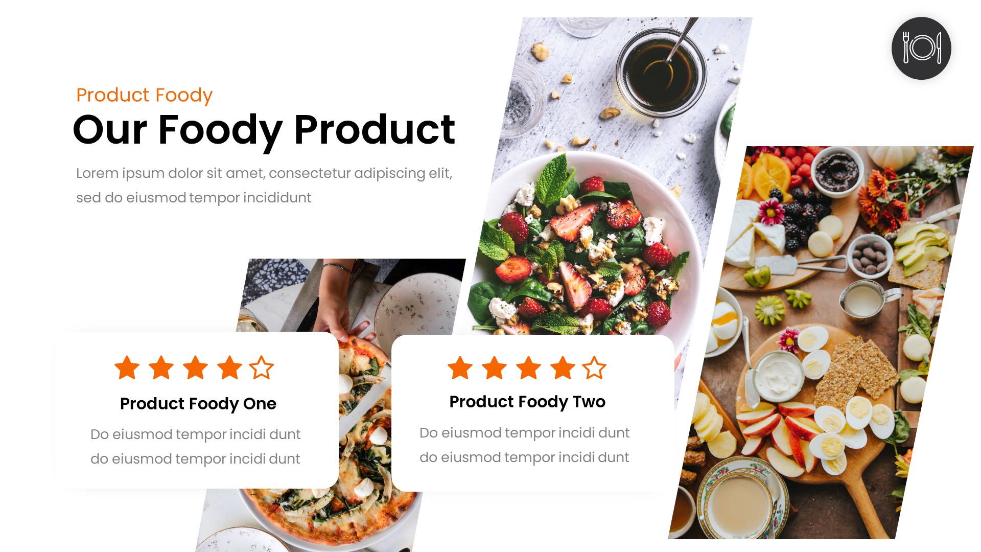 Foody - Food Google Slides Template, Presentation Templates | GraphicRiver