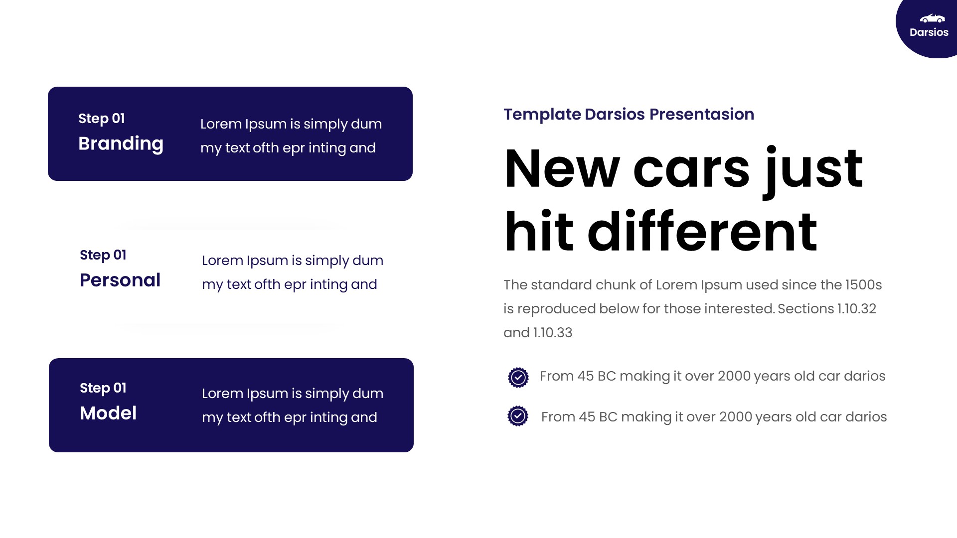 Darsios - Car Premium Presentation Google Slides Template, Presentation ...
