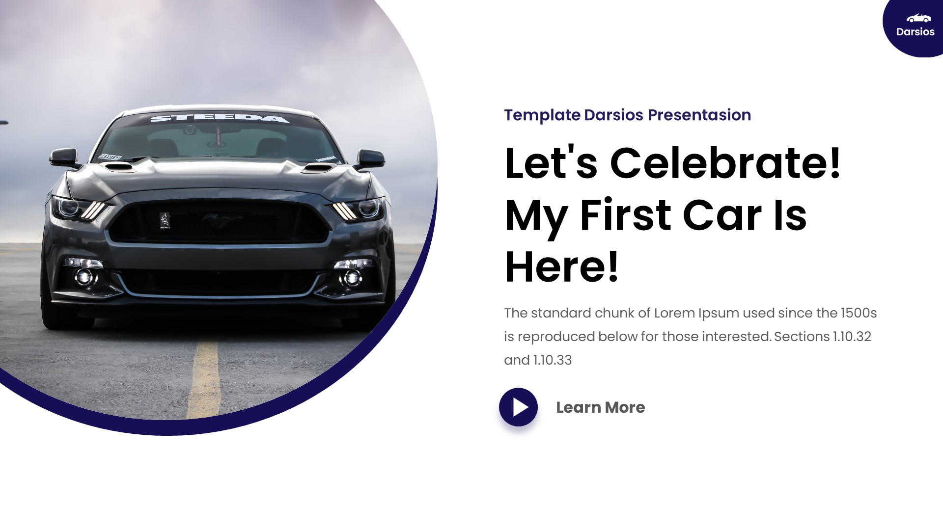 Darsios - Car Premium Presentation Google Slides Template, Presentation ...