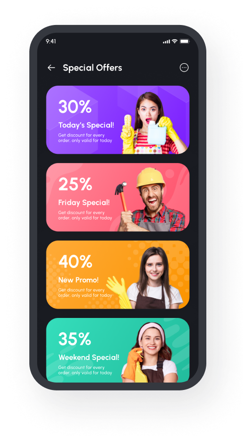 Helpify- Home Service App React Native CLI Ui Kit by JsmThemes | CodeCanyon