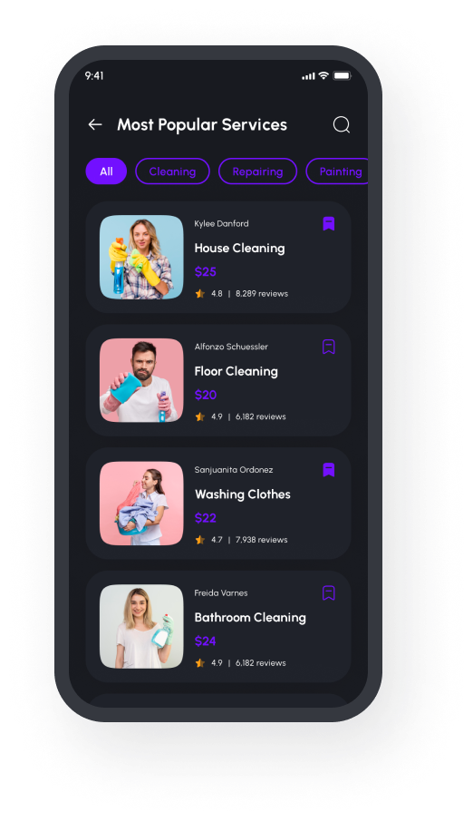 Helpify- Home Service App React Native CLI Ui Kit by JsmThemes | CodeCanyon