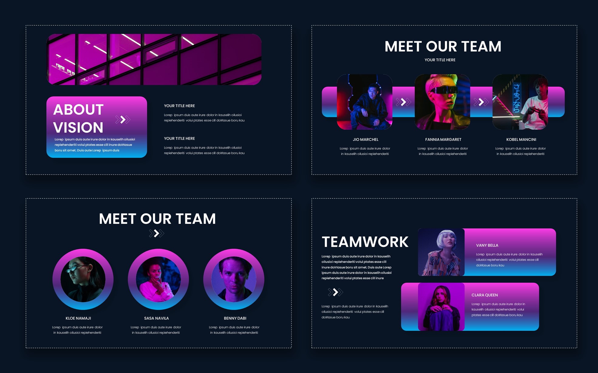 Orbit - Presentation Google Slide Template, Presentation Templates