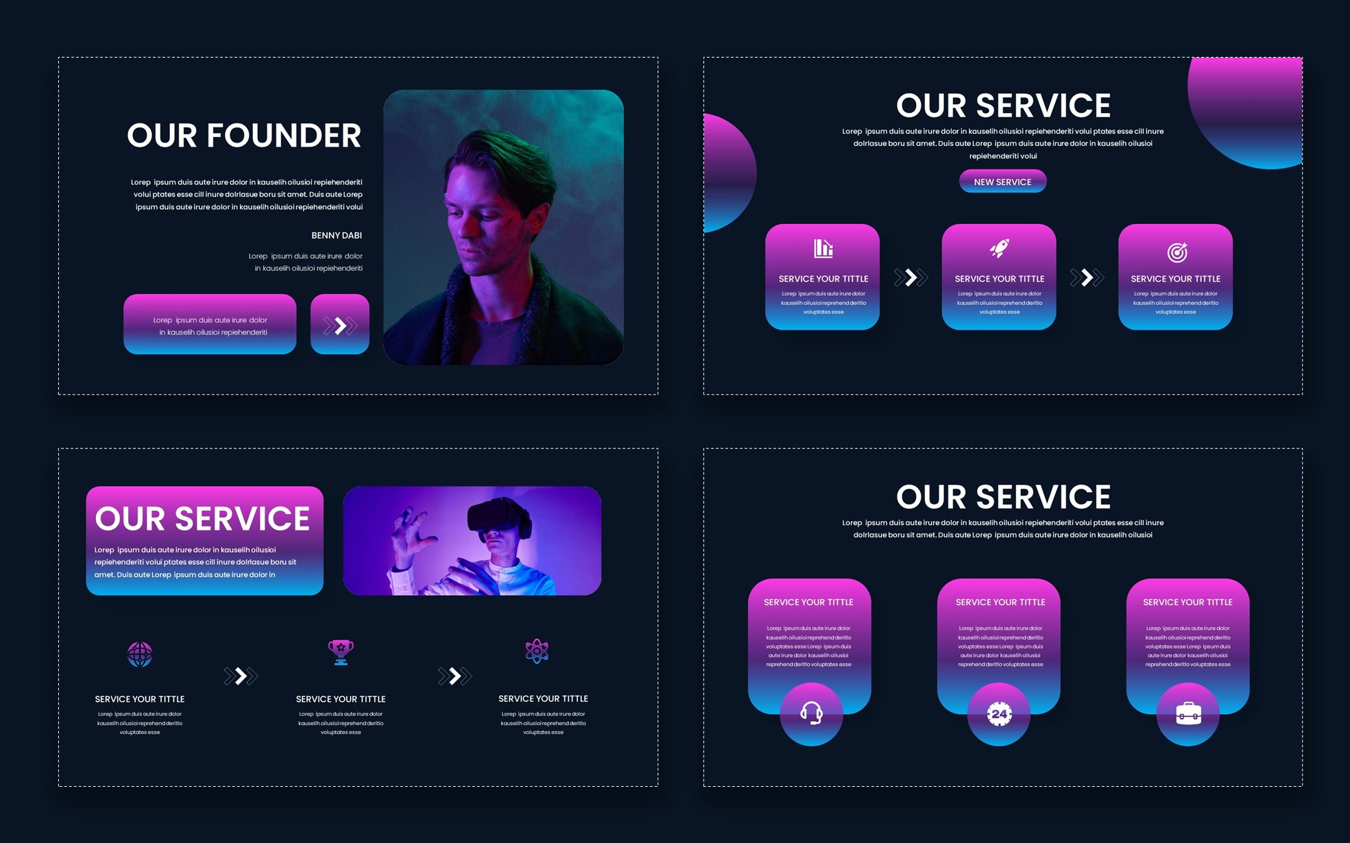 Orbit - Presentation Google Slide Template, Presentation Templates