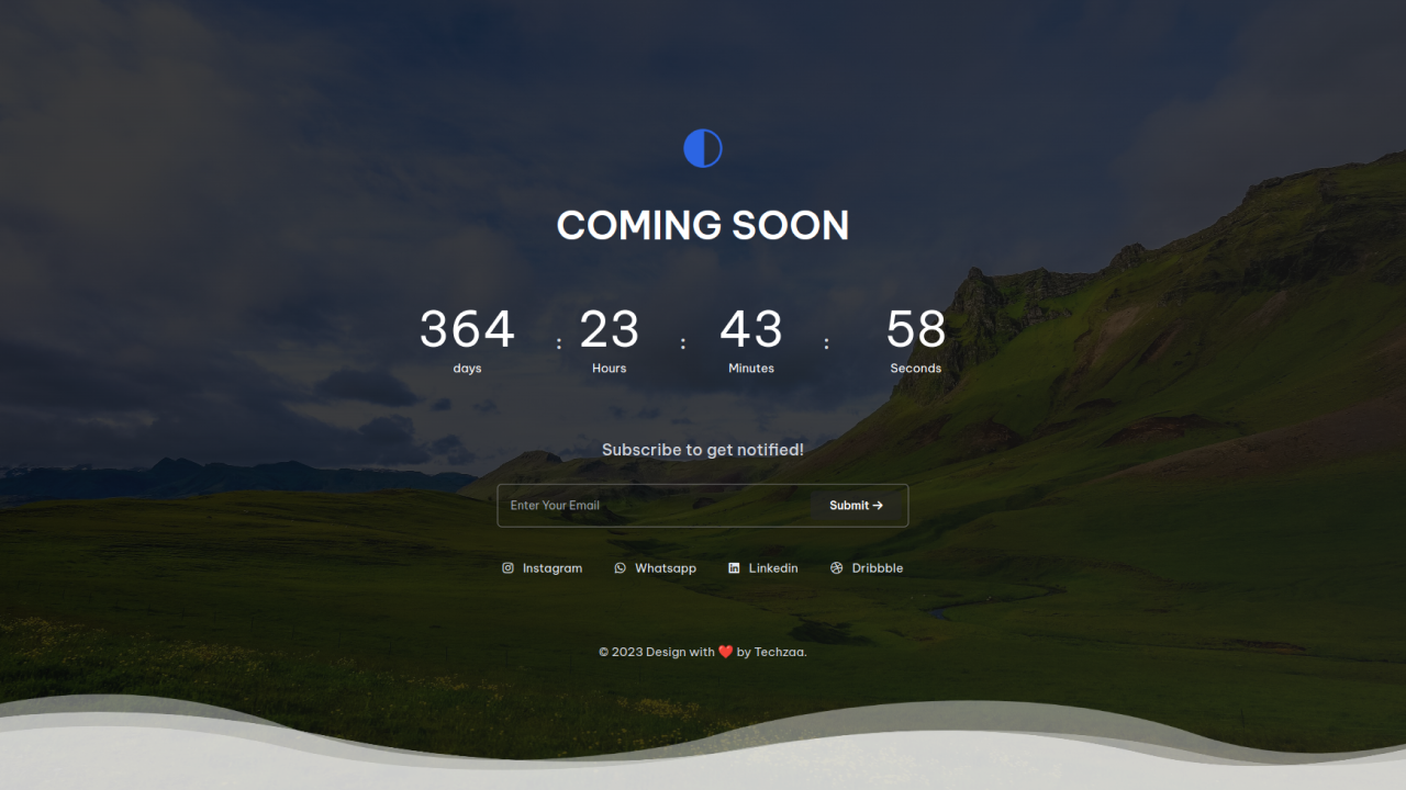 Techsoon - Tailwind Coming Soon HTML Template by Techzaa | CodeCanyon