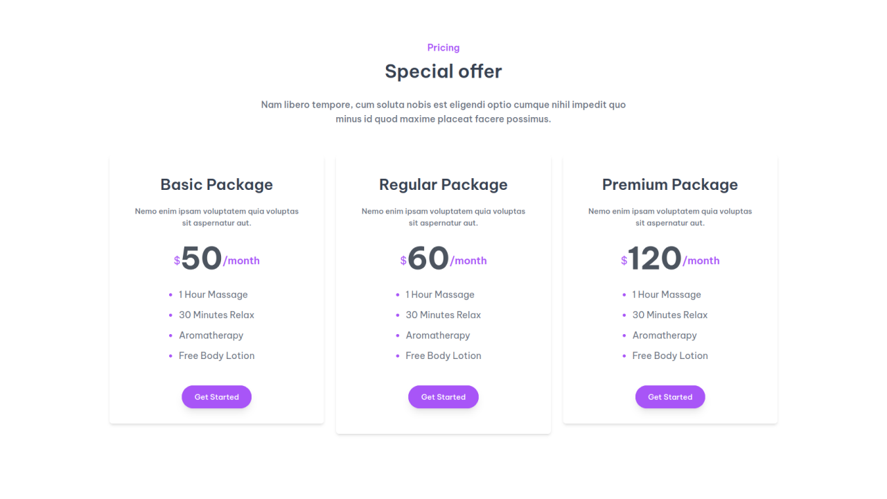 Techprice - Tailwind Pricing Table HTML Template by Techzaa | CodeCanyon