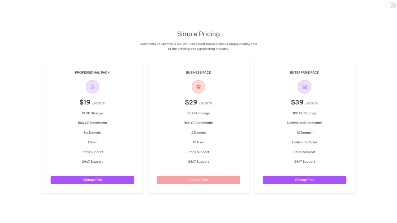 Techprice - Tailwind Pricing Table HTML Template by Techzaa | CodeCanyon