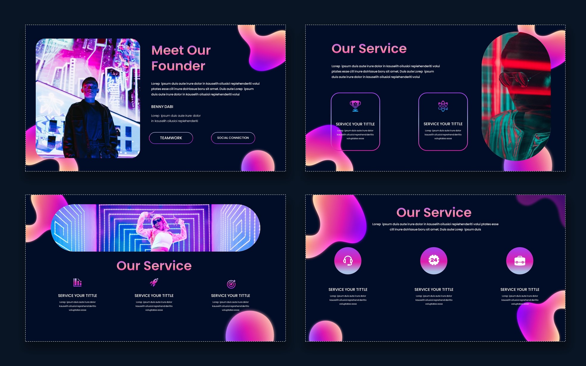 NFT Token - Google Slide Presentation Template, Presentation Templates