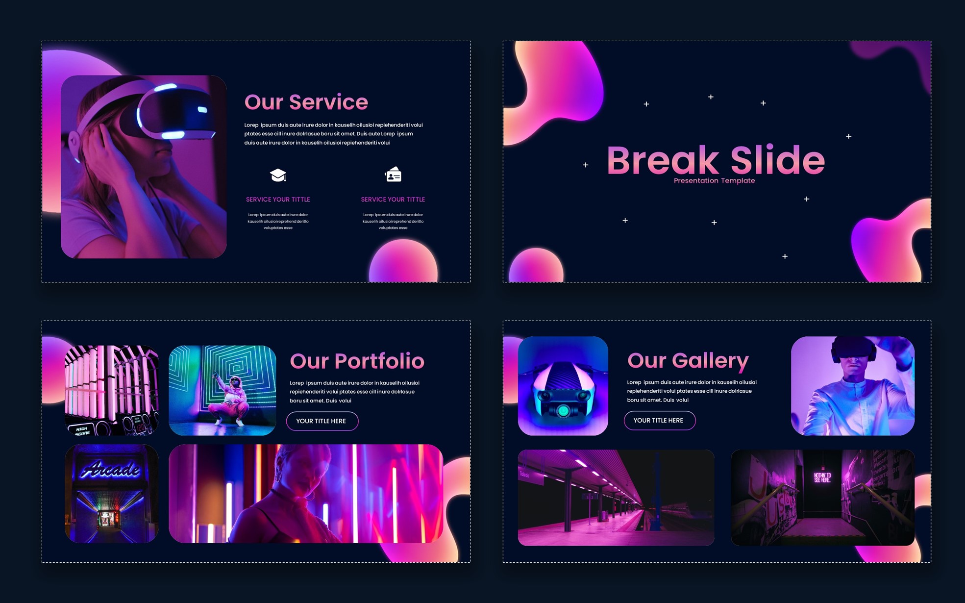 NFT Token - Google Slide Presentation Template, Presentation Templates