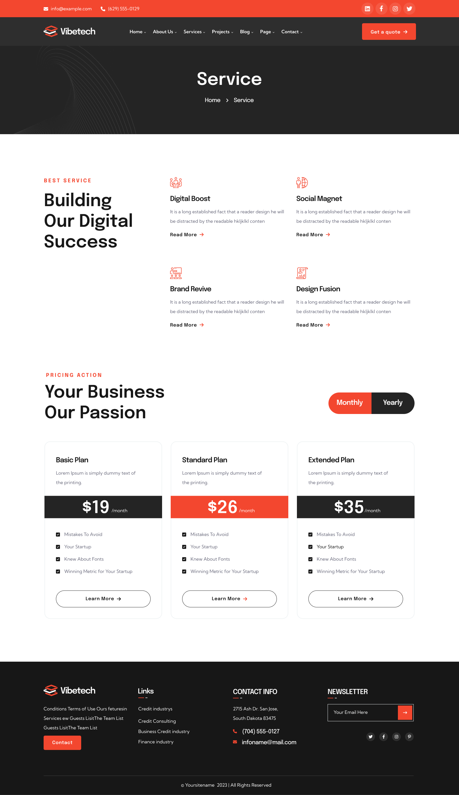 Vibetech - Creative Digital Agency Figma Template by Mugli | ThemeForest