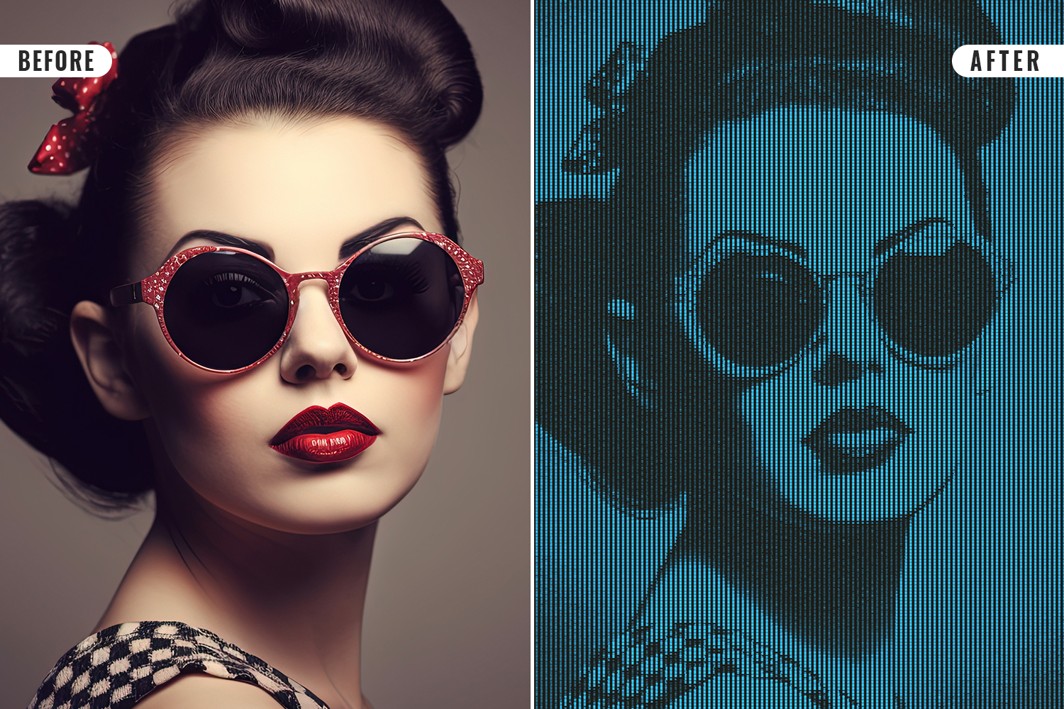 Retro Futuristic Photo Effect, Add-ons | GraphicRiver