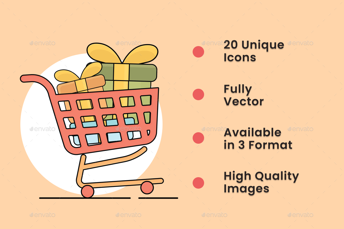 Sale 2D Icon Illustration Set Vol 3, Graphics | GraphicRiver