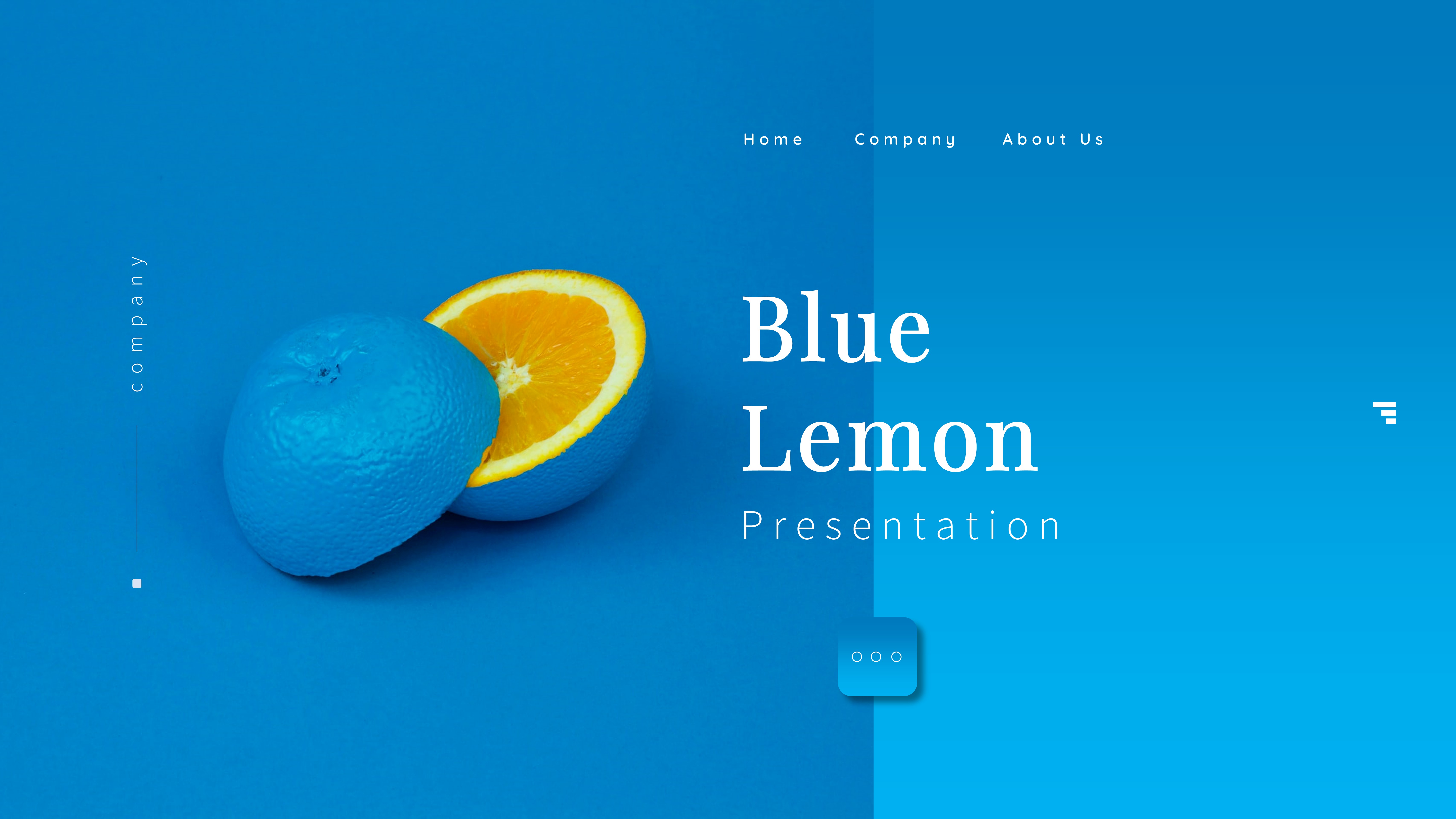 Blue Lemon – Creative Business Powerpoint Template, Presentation Templates