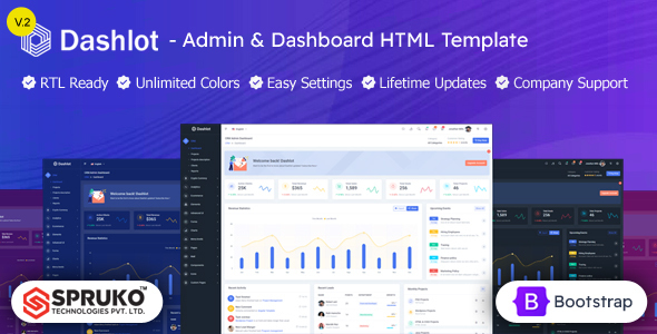 Dashlot - Bootstrap Admin & Dashboard HTML Template by SPRUKO | ThemeForest