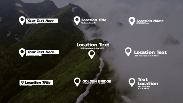 Location Titles | MOGRT, Premiere Pro Templates | VideoHive