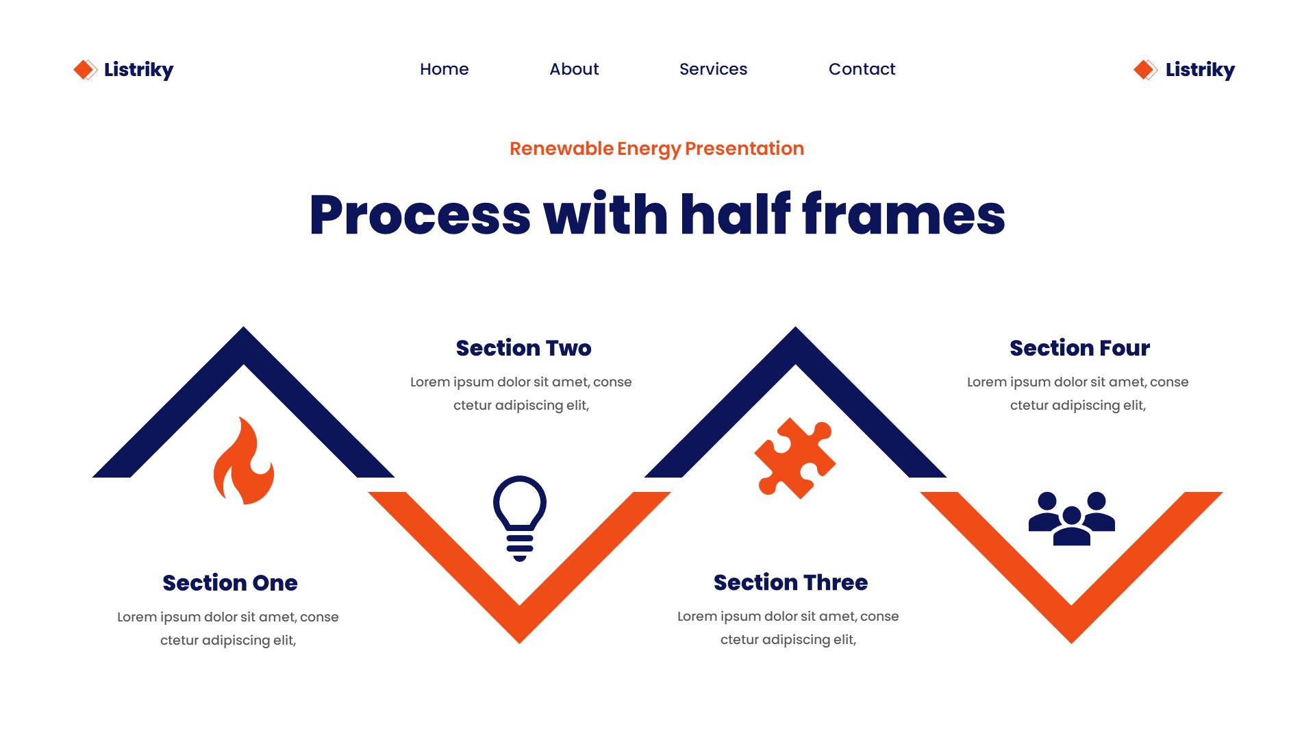 Listriky - Renewable Energy Powerpoint Template, Presentation Templates