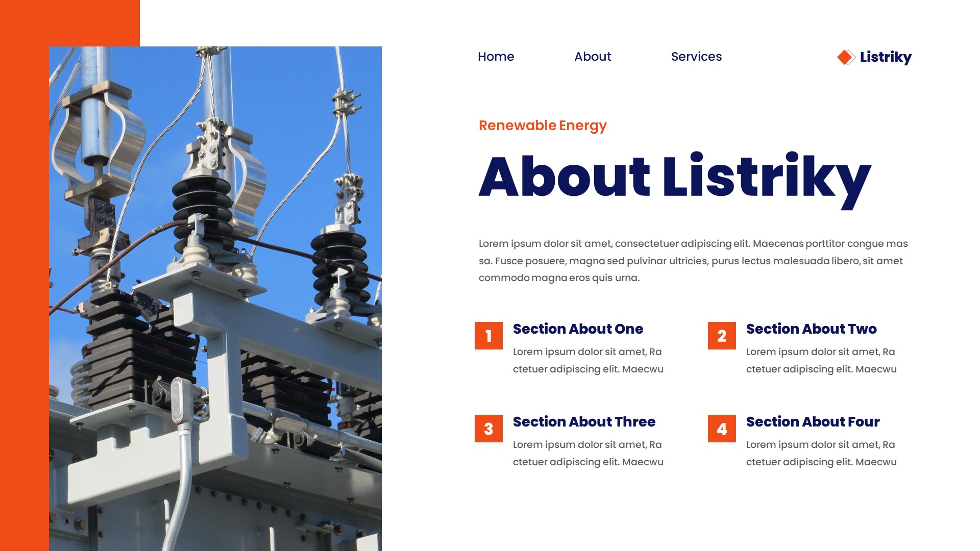 Listriky - Renewable Energy Google Slides Template by Enative ...