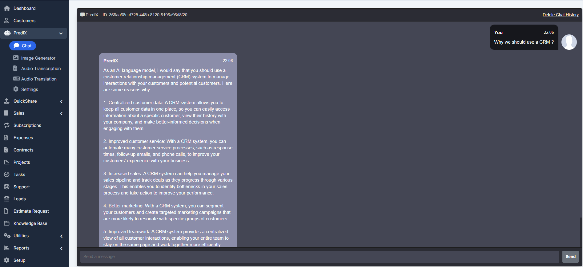 PrediX - AI Module For Perfex CRM by lenzcreativee | CodeCanyon
