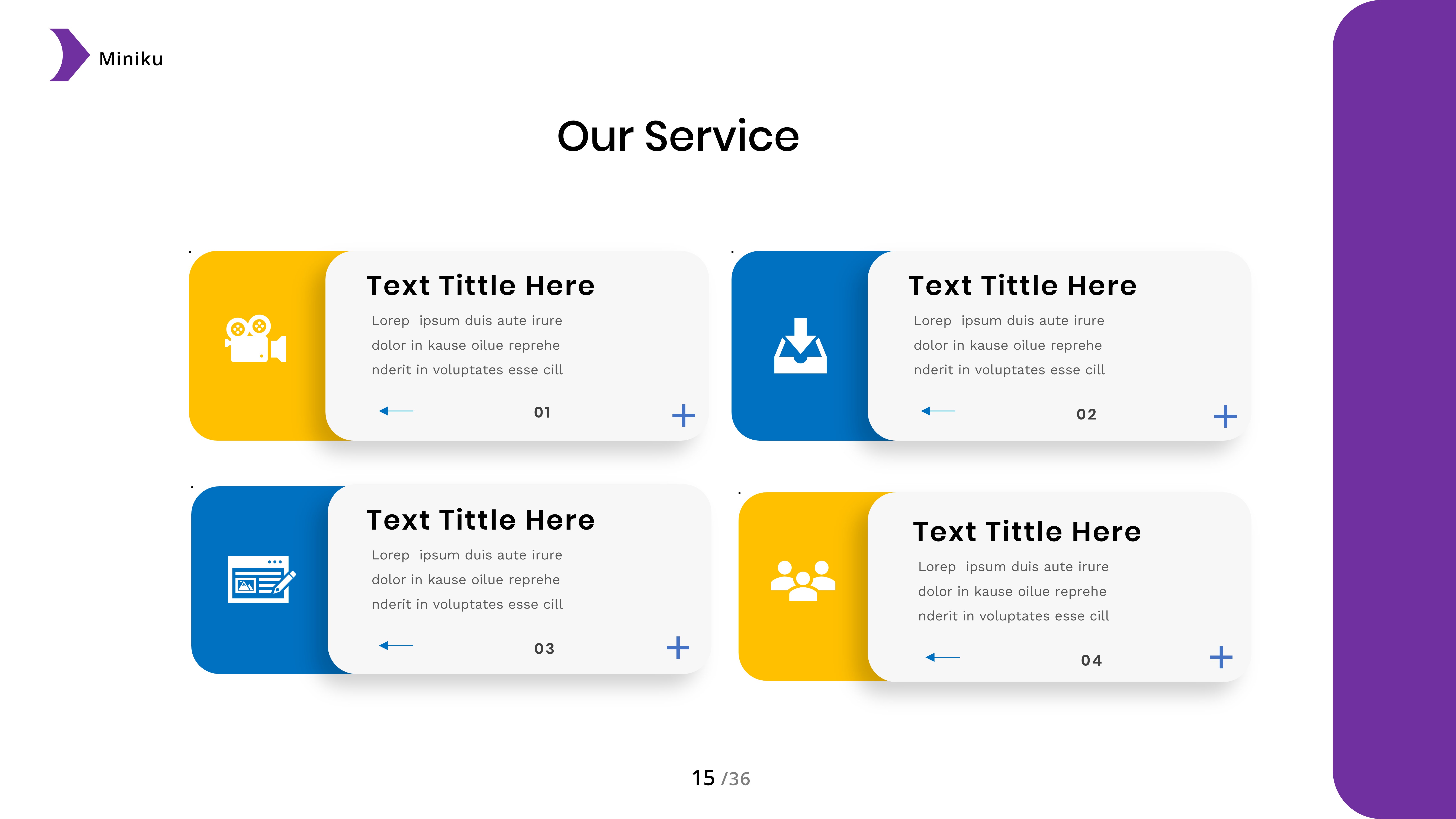 Miniku – Creative Business Keynote Template by HazuleStudio | GraphicRiver