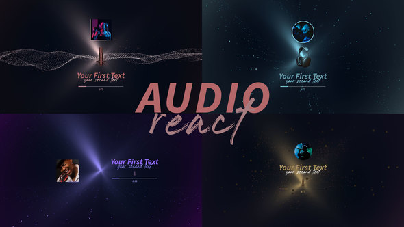 Audio React Music Visualizer, After Effects Project Files | VideoHive