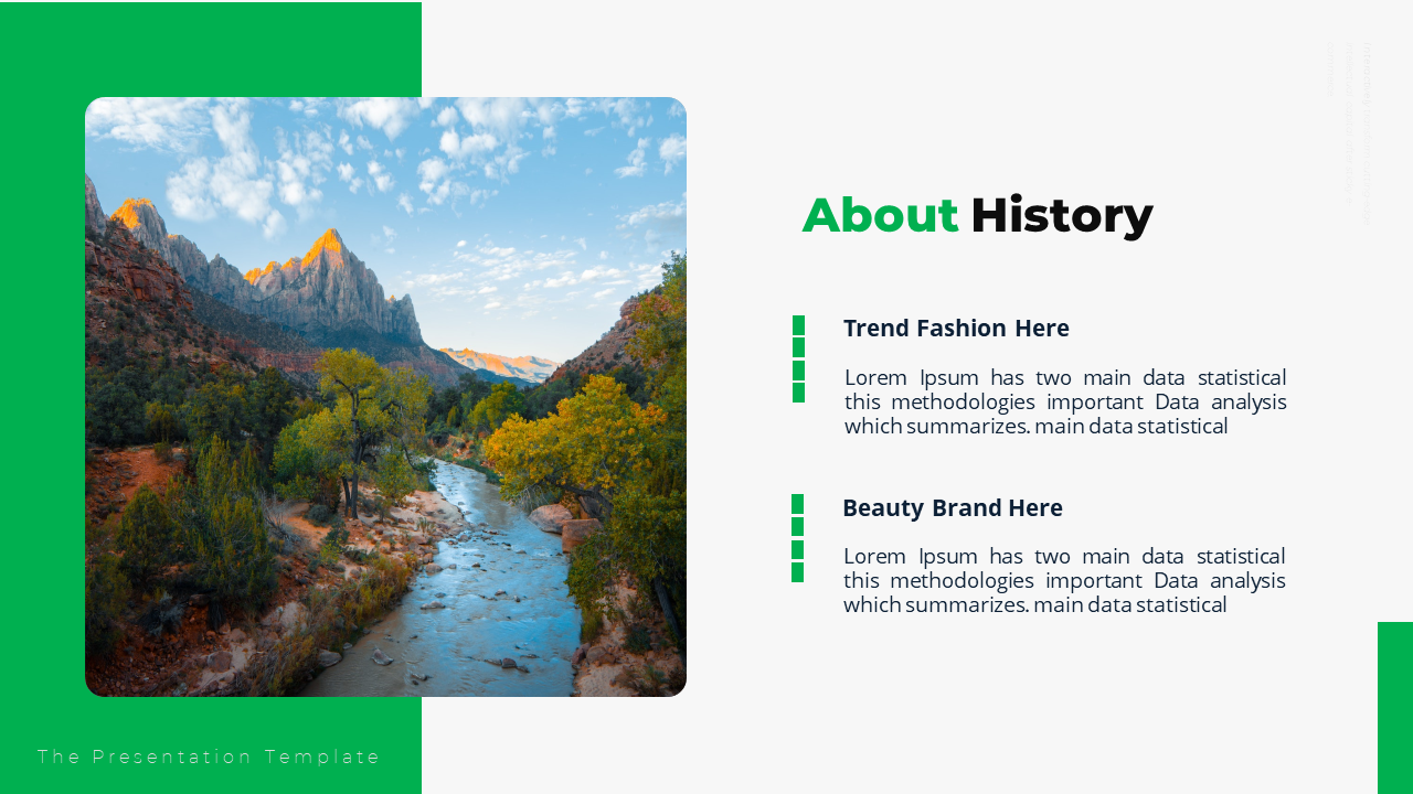 Nature Green Powerpoint Template, Presentation Templates | GraphicRiver