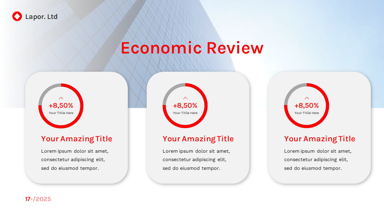 Lapor - Modern Annual Report Presentation Template, Presentation Templates