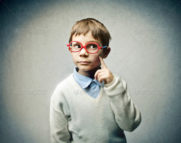 Child Thinking Stock Photo by ollyi | PhotoDune