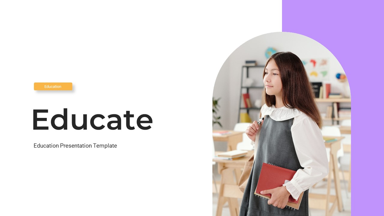 Educate - Education PowerPoint Template, Presentation Templates ...