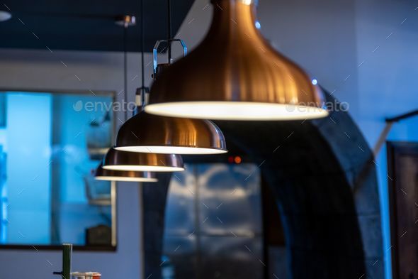 Modern interior design of a restaurant kitchen with several attractive ...