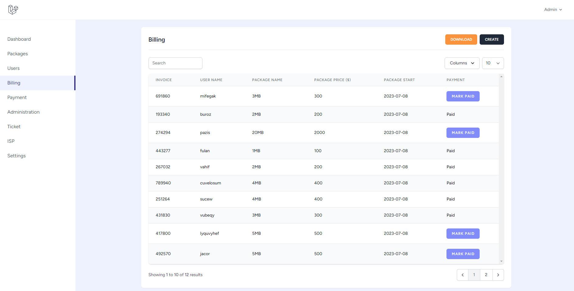 Betternet ISP Billing with Mikrotik API by sajalahsan | CodeCanyon