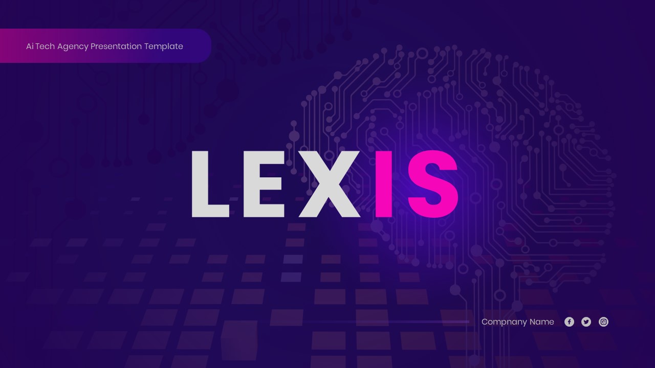 Lexis - AI Tech Agency Keynote Template, Presentation Templates ...