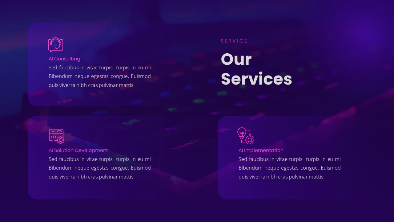 Lexis - AI Tech Agency Keynote Template, Presentation Templates ...