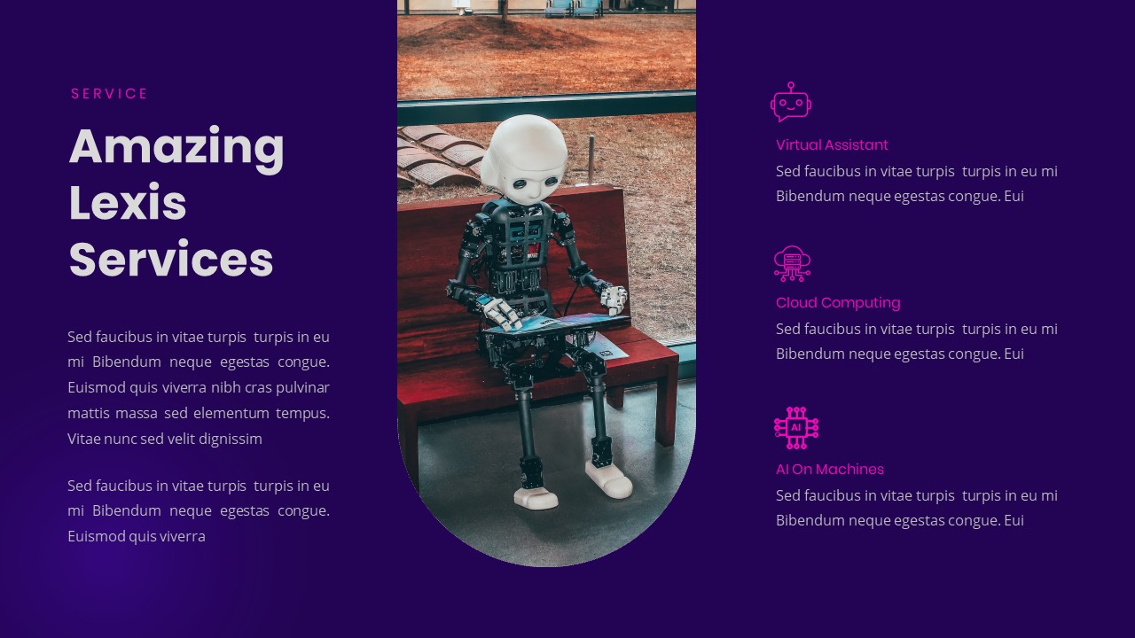 Lexis - AI Tech Agency Keynote Template, Presentation Templates ...