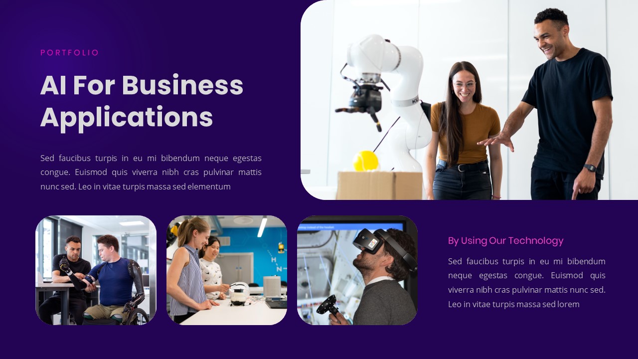 Lexis - AI Tech Agency Keynote Template, Presentation Templates ...