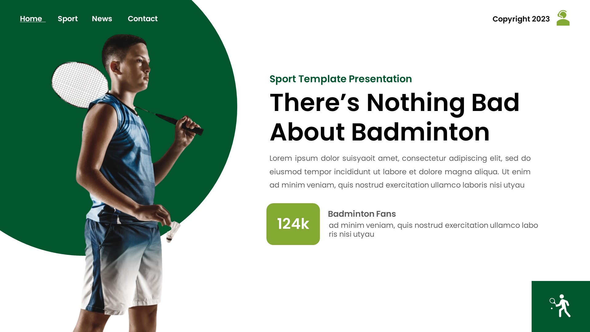Sporta - Multipurpose Sport Google Slides Template by naistudio ...
