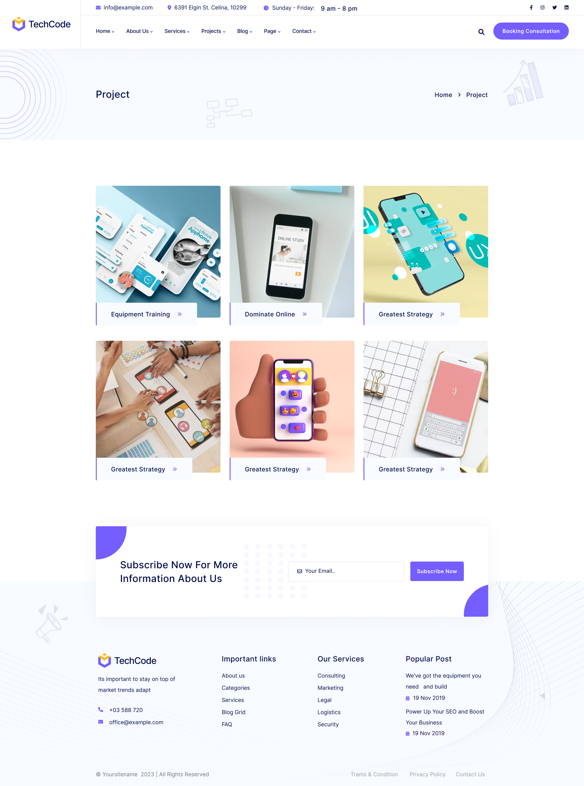 Techcode - IT Solutions & Services Figma Template by thimshop | ThemeForest