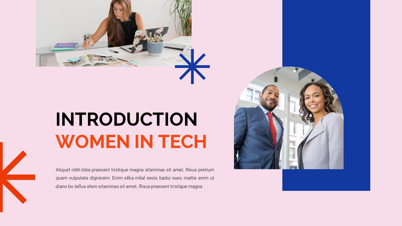 Women In Tech PowerPoint Template, Presentation Templates | GraphicRiver