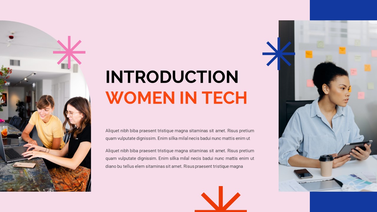 Women In Tech PowerPoint Template, Presentation Templates | GraphicRiver