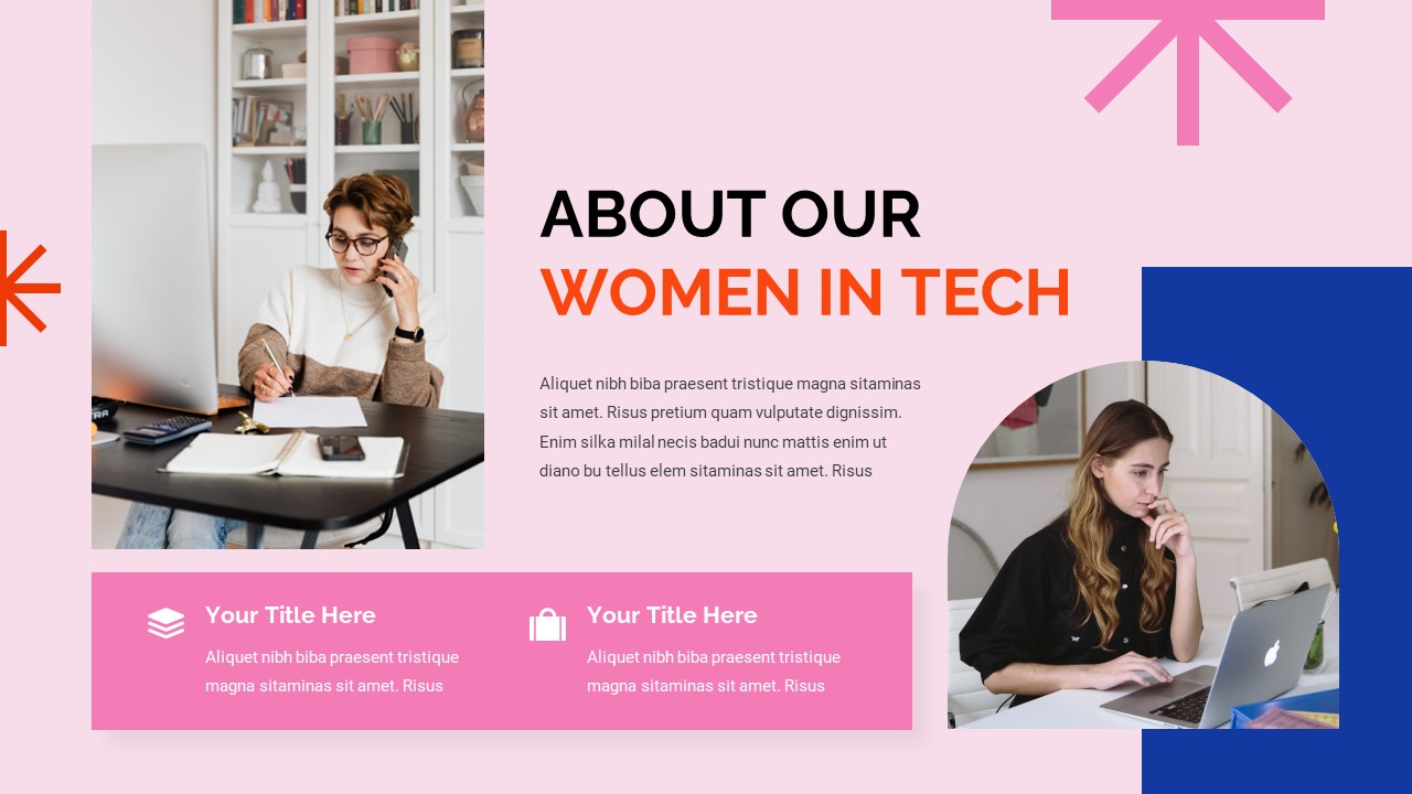 Women In Tech PowerPoint Template, Presentation Templates | GraphicRiver