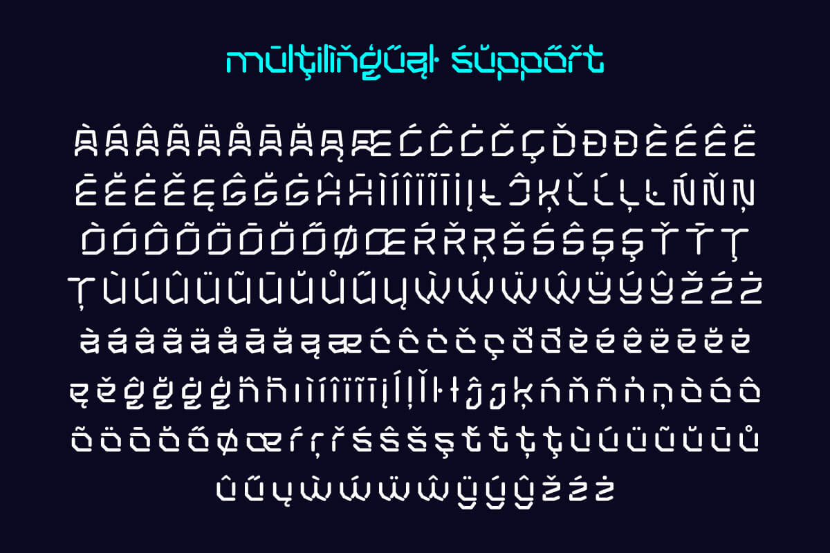 GOBAH – Futuristic Font, Fonts | GraphicRiver