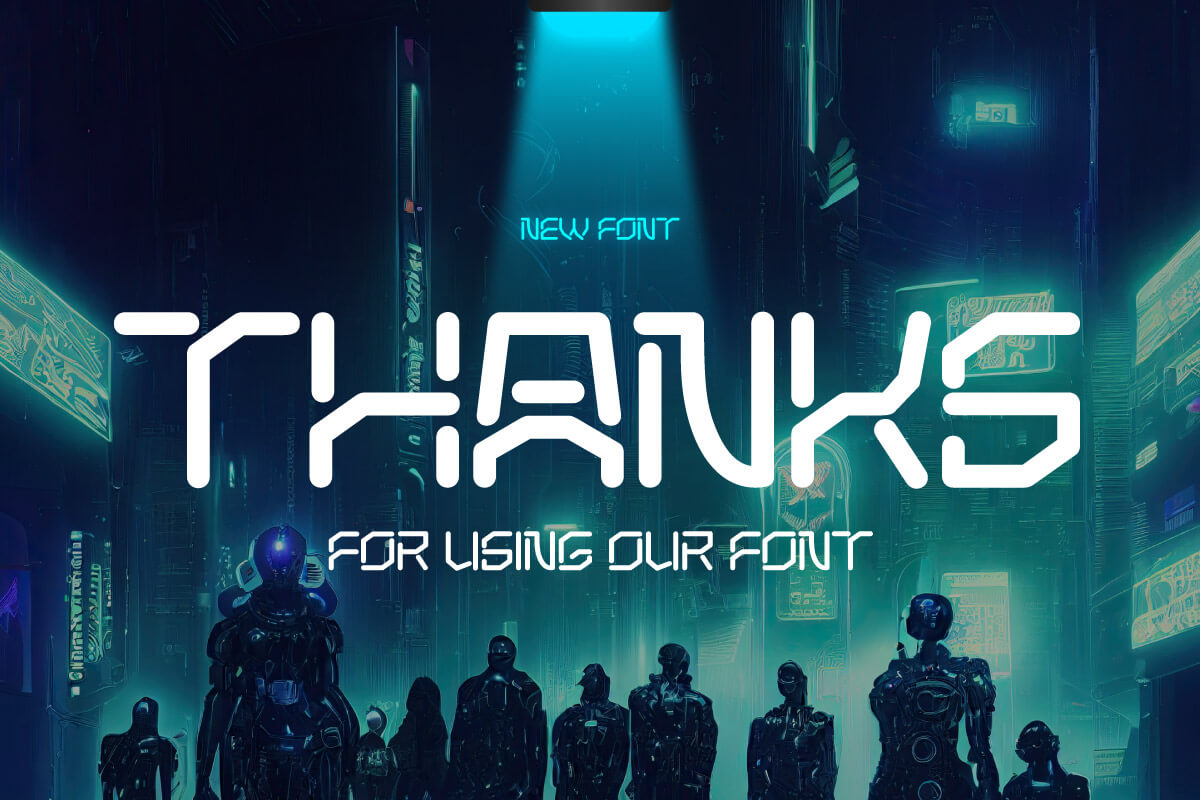 GOBAH – Futuristic Font, Fonts | GraphicRiver