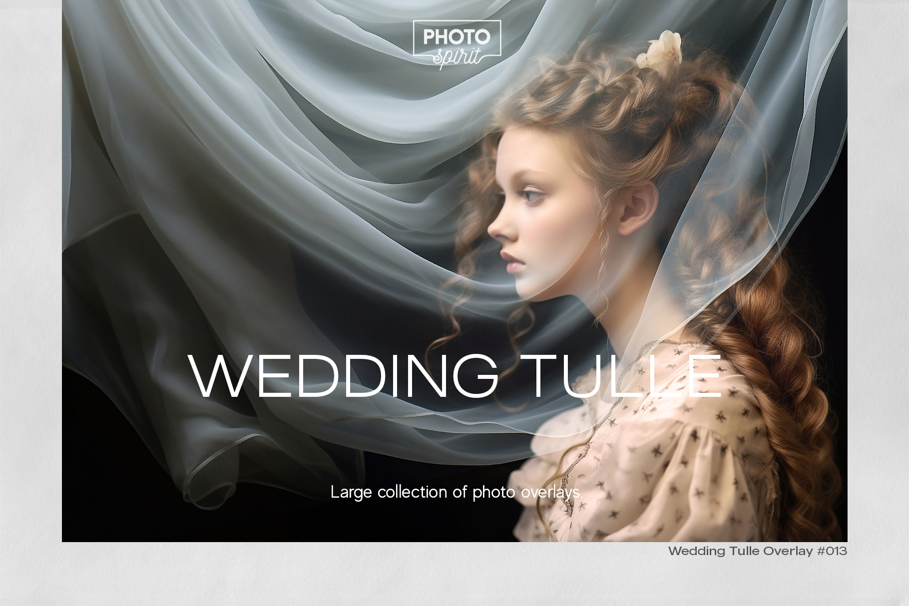 50 Wedding Tulle Effect Photo Overlays by Graphic-Spirit | GraphicRiver