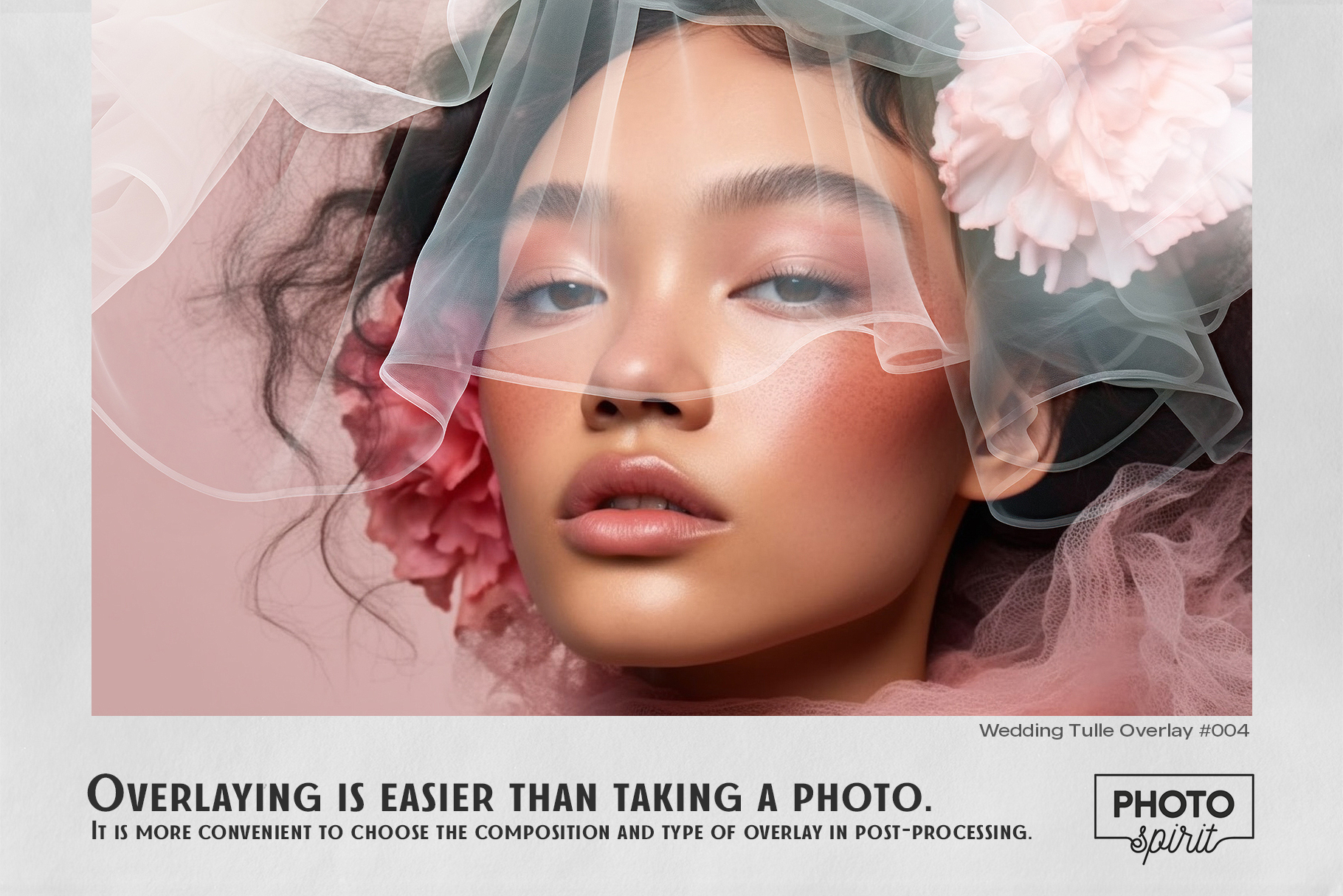 50 Wedding Tulle Effect Photo Overlays, Add-ons | GraphicRiver