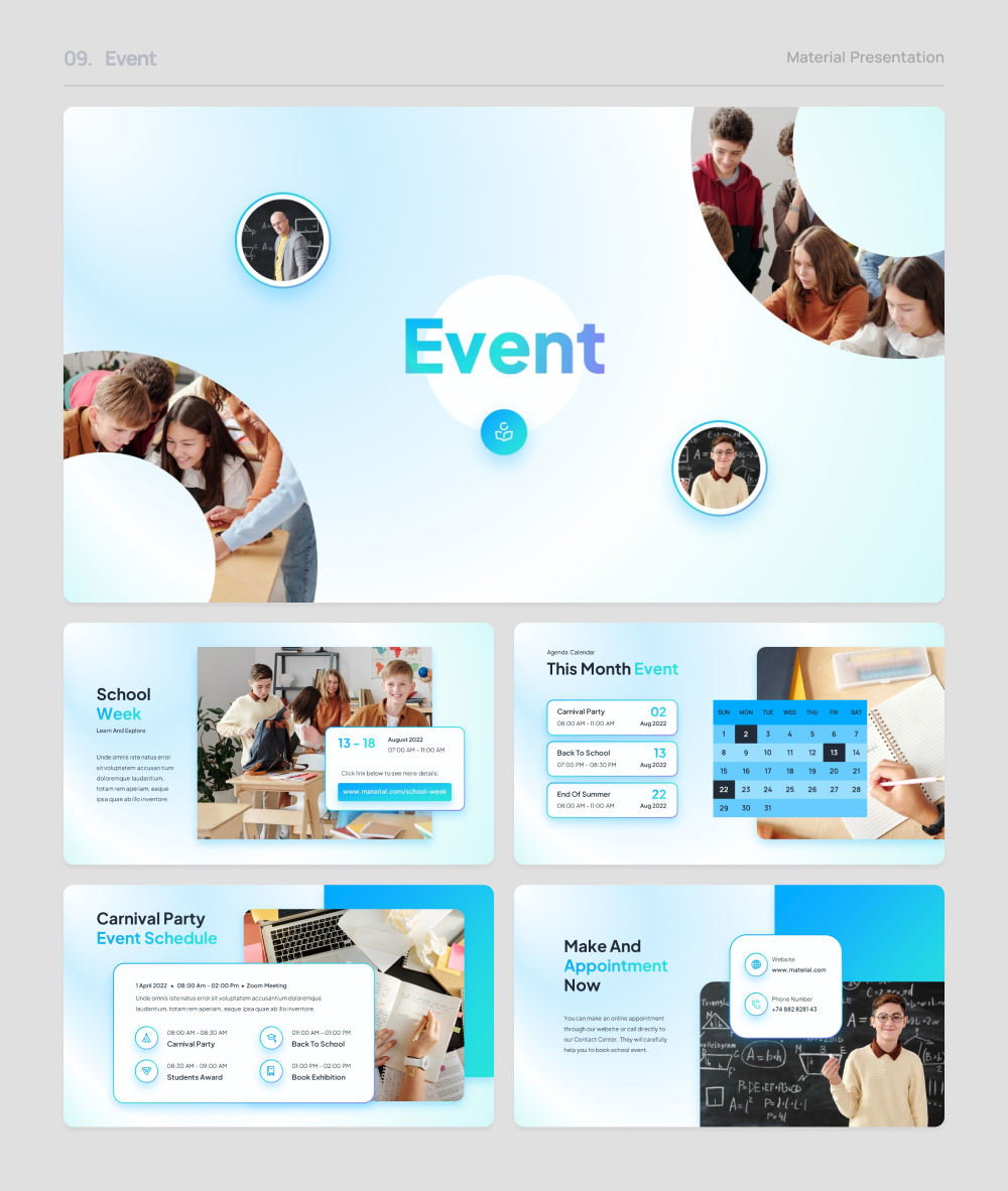 Material - Education Keynote Presentation by pitchply | GraphicRiver