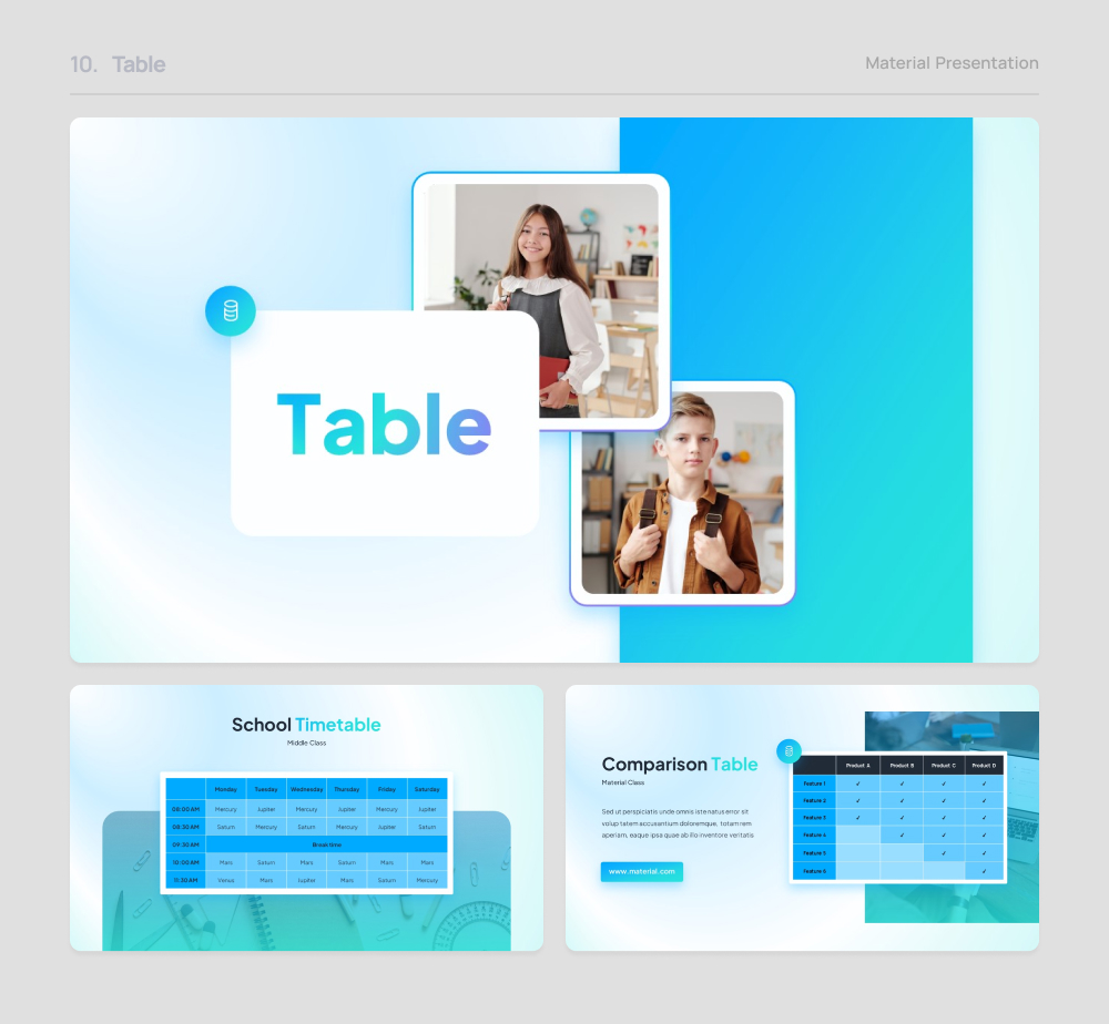 Material - Education Keynote Presentation by pitchply | GraphicRiver