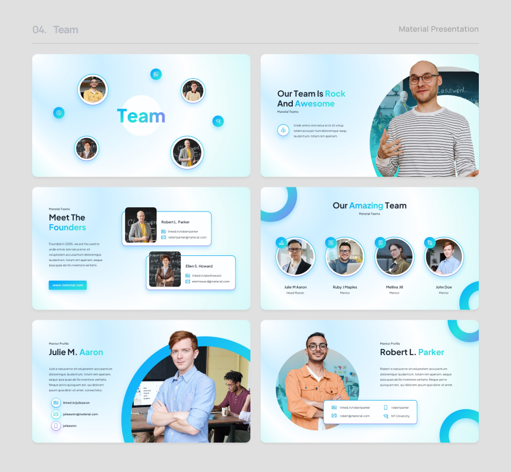 Material - Education Keynote Presentation by pitchply | GraphicRiver